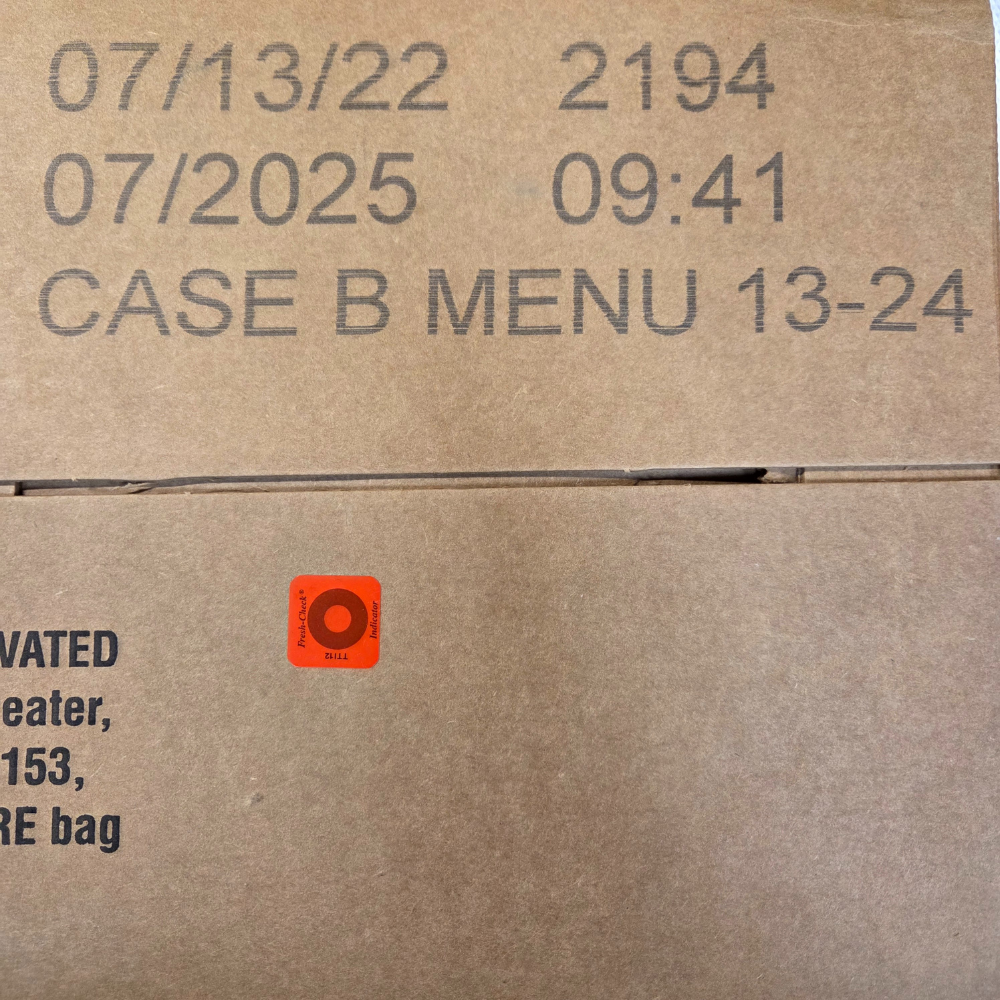 Military Issue MRE Case (2025 Inspection Date) | PRIORITY ONE SURPLUS