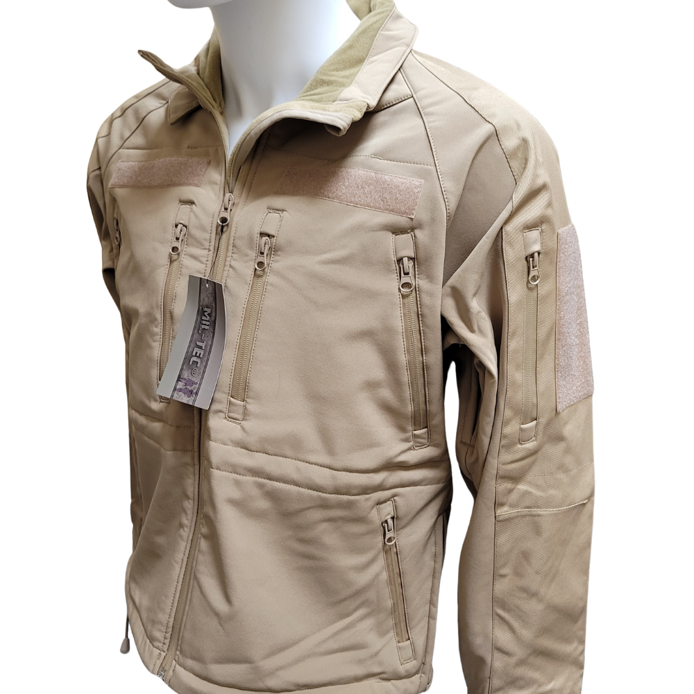 MILTEC Coyote Tan Softshell Jacket | PRIORITY ONE SURPLUS
