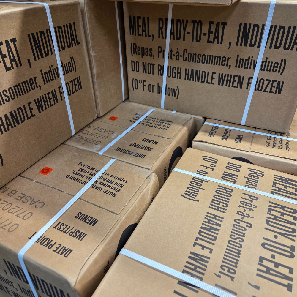 Military Issue MRE Case (2025 Inspection Date) | PRIORITY ONE SURPLUS