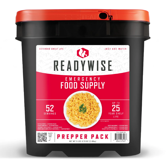 ReadyWise 52 Servings Prepper Pack - Bucket | PRIORITY ONE SURPLUS