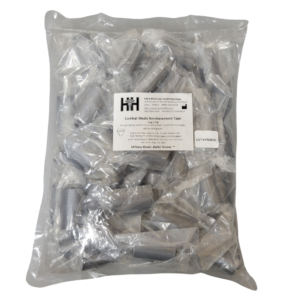 H and H Combat Medic Reinforcement Tape, Bag of 50 Rolls | PRIORITY ONE SURPLUS