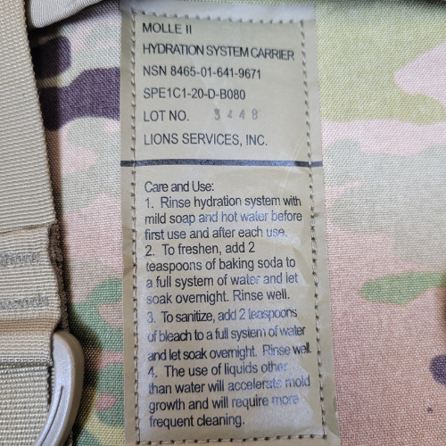 US Army 3L Hydration System, OCP | PRIORITY ONE SURPLUS