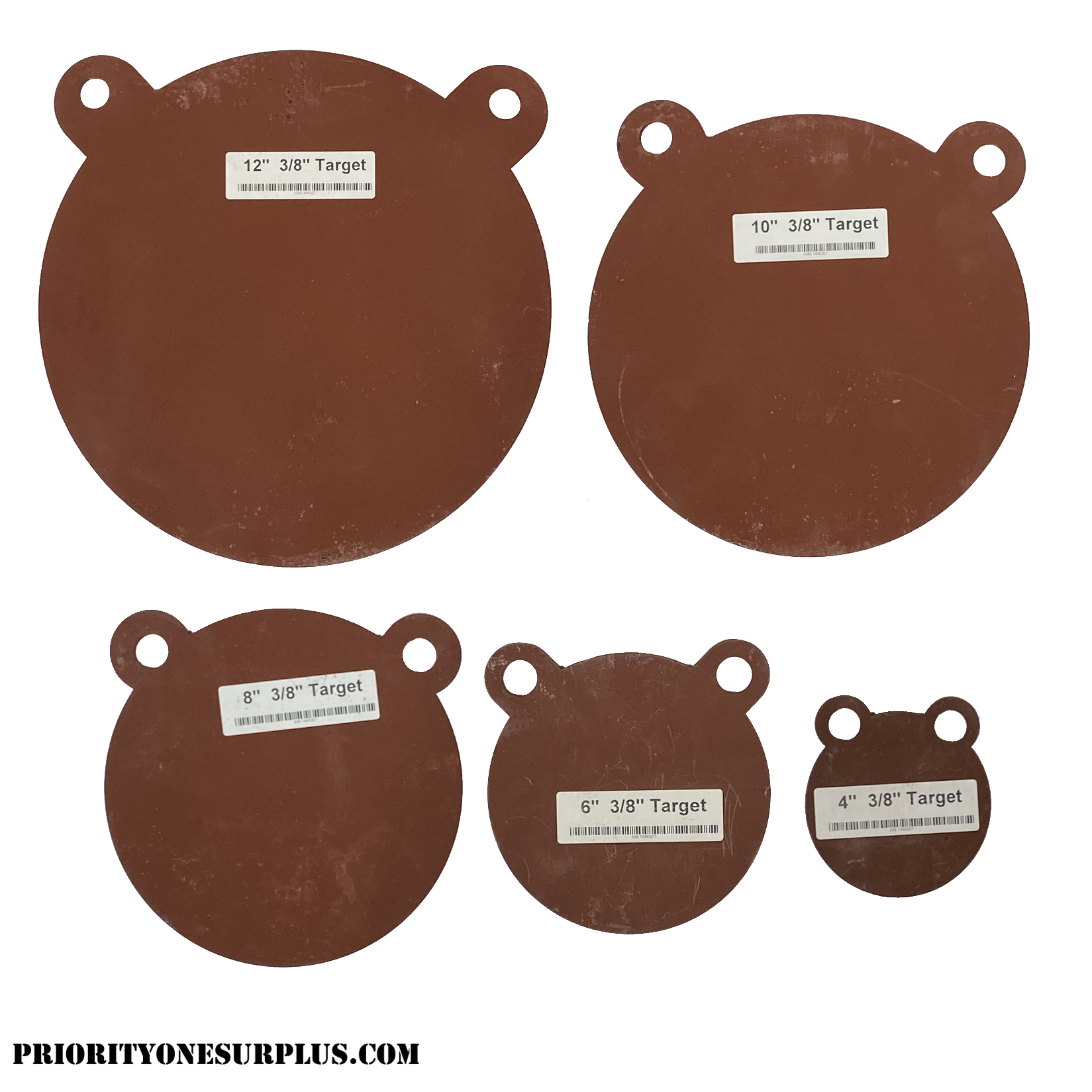 3 8 Inch AR500 Steel Targets PRIORITY ONE SURPLUS 3 8 Inch AR500 Steel Targets PRIORITY ONE SURPLUS