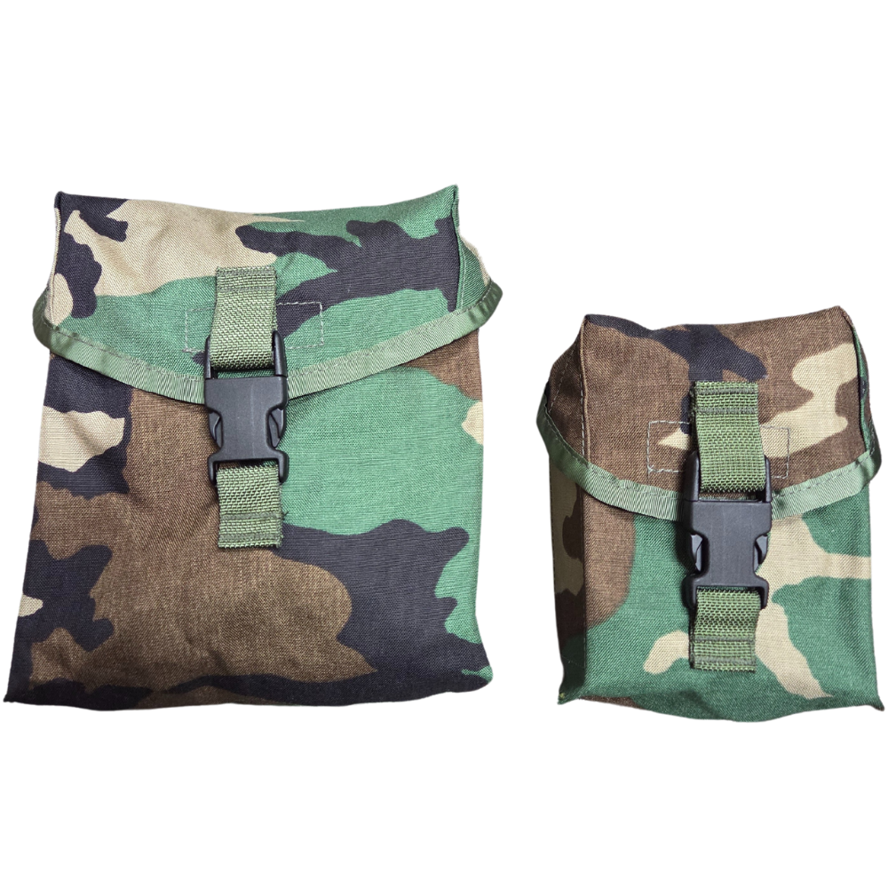 US Military Woodland MOLLE Utility Pouches | PRIORITY ONE SURPLUS